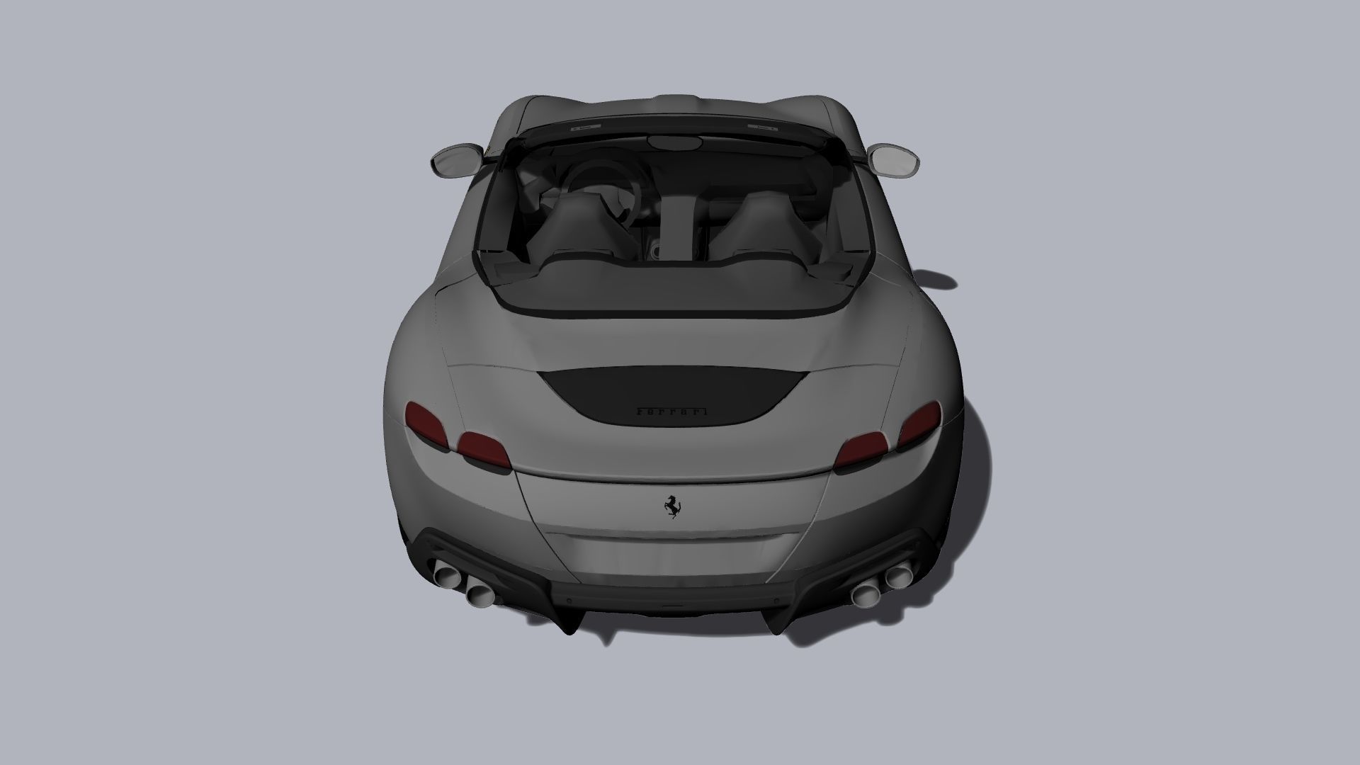 Ferrari Roma Spider 2024 3D model | CGTrader