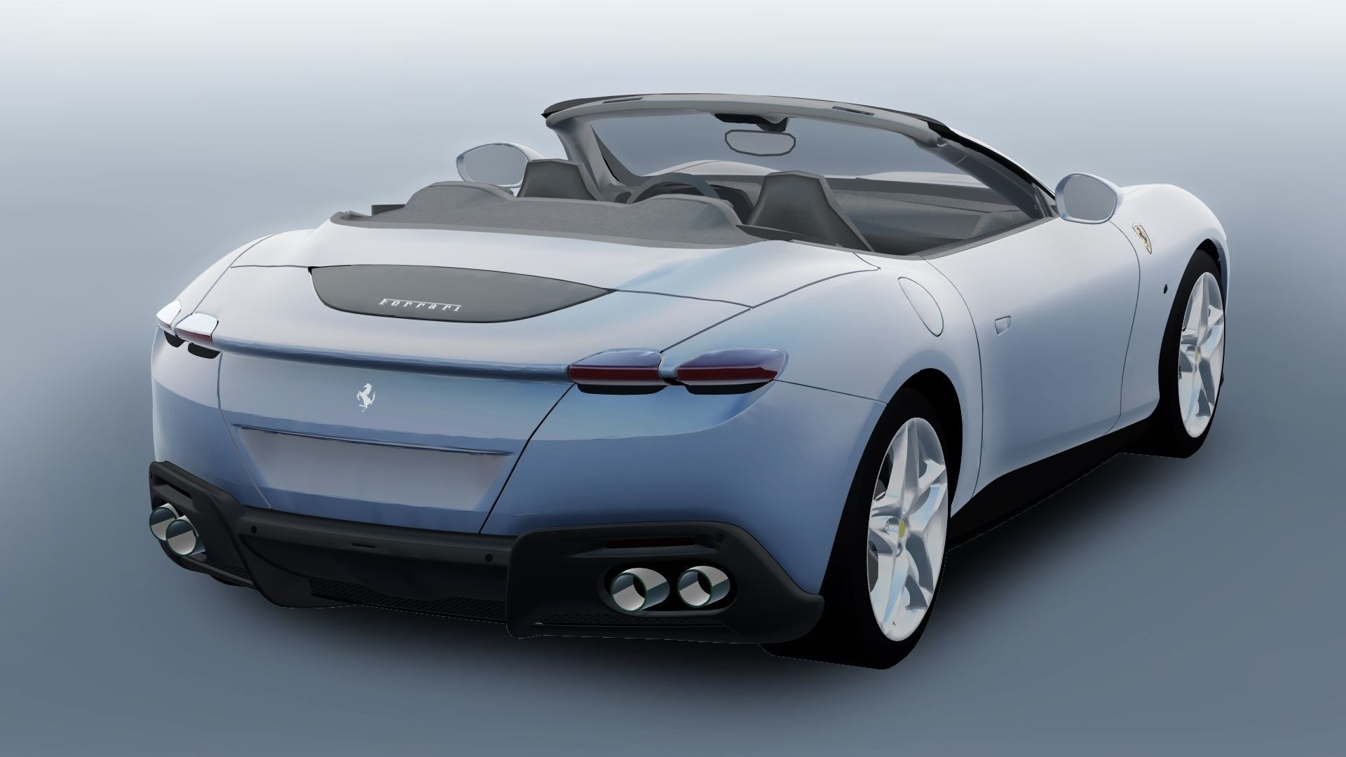 Ferrari Roma Spider 2024 3D model | CGTrader