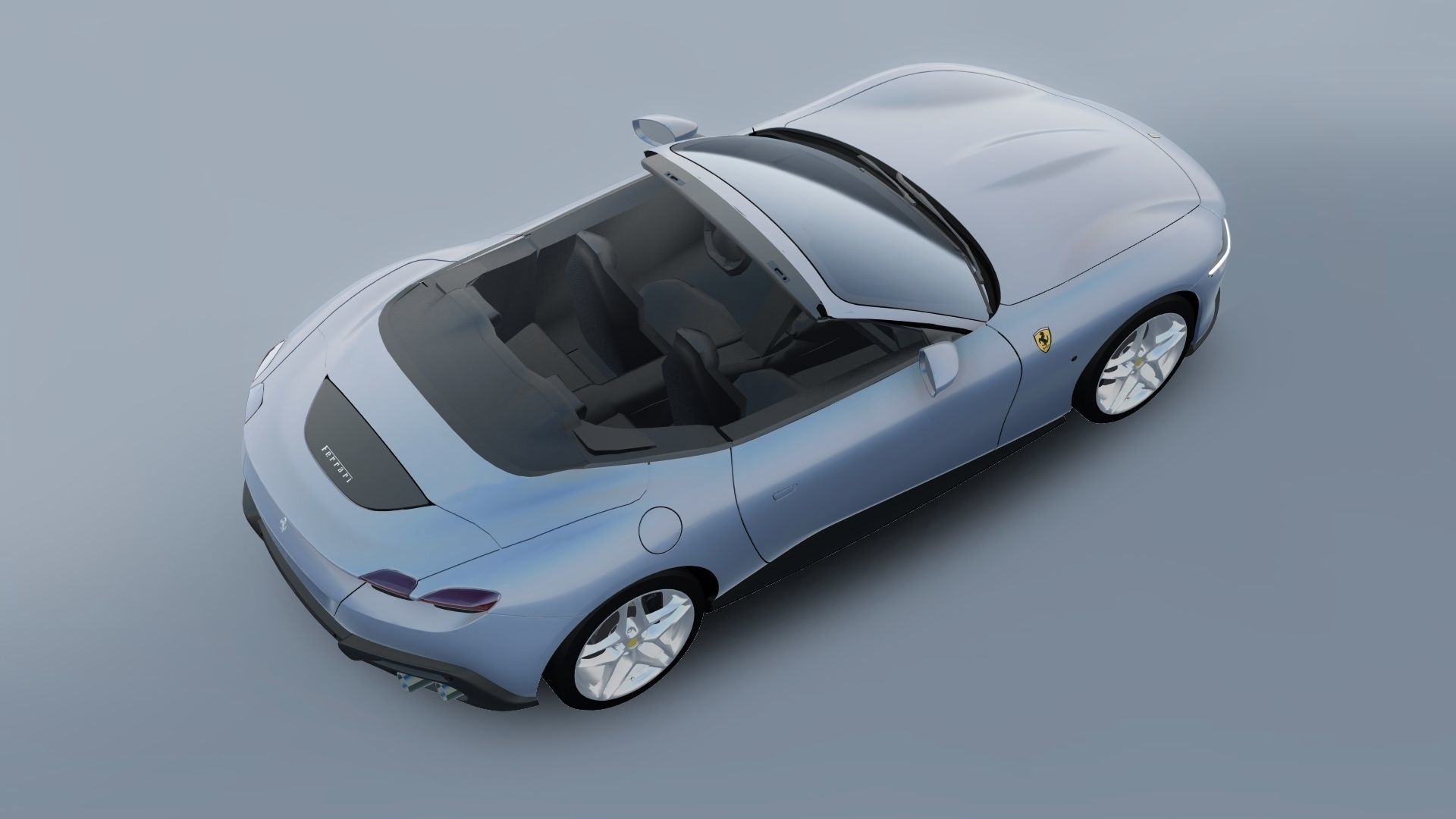 Ferrari Roma Spider 2024 3D model | CGTrader