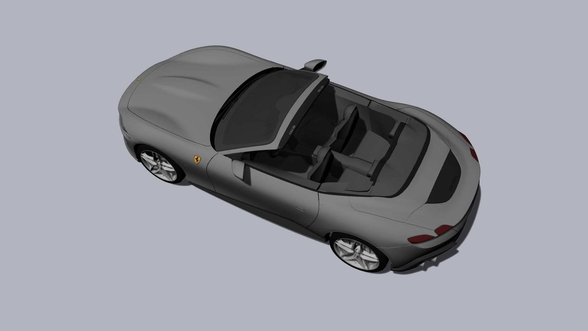 Ferrari Roma Spider 2024 3D model | CGTrader