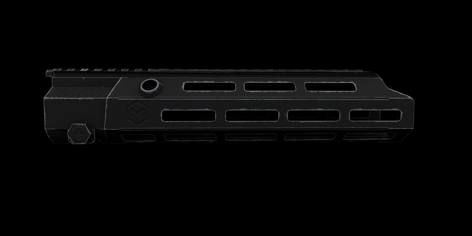 3D model MAXIM DEFENSE HK416 M-SLOT HANDGUARD VR / AR / low-poly | CGTrader