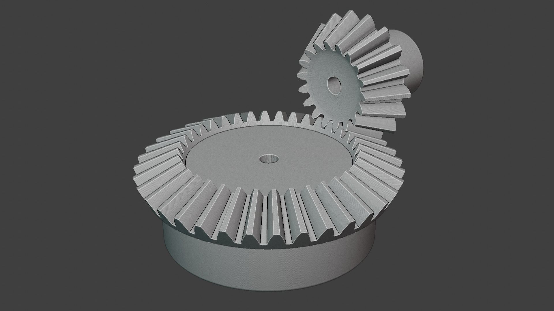 3M BEVEL SPUR GEAR SET 3M T18 T36 3D model 3D printable | CGTrader
