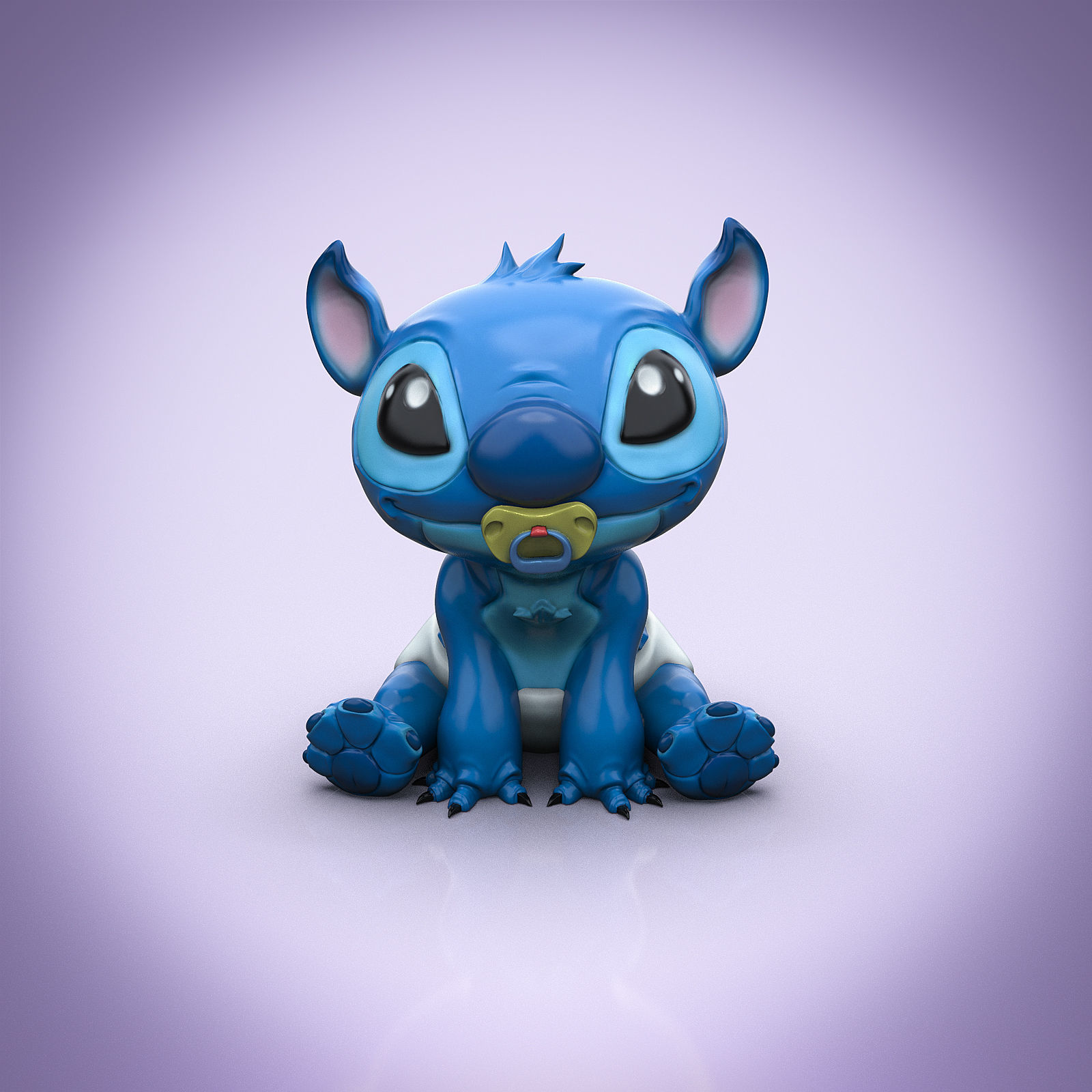 Baby Stitch 3D model 3D printable | CGTrader