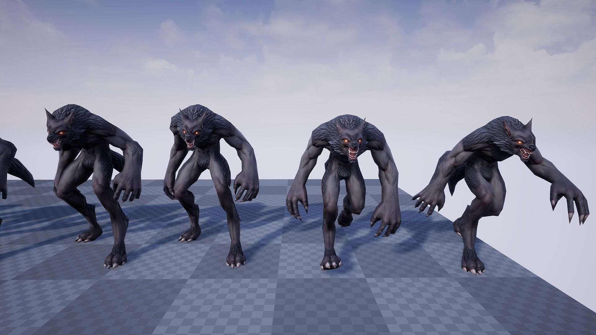 3D model Stylized Werewolf VR / AR / low-poly | CGTrader