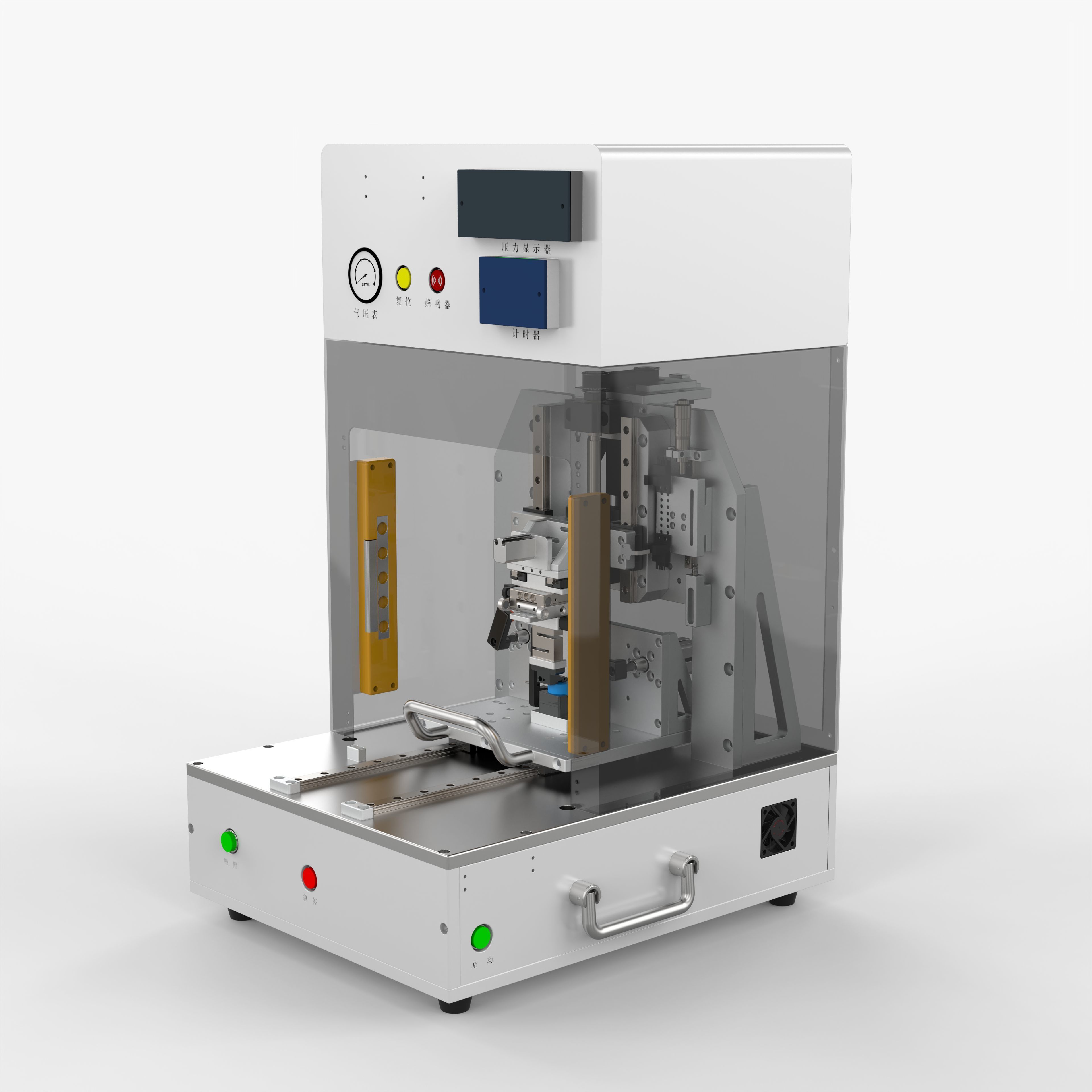 Automatic Battery Foam Pressing Machine 3D model | CGTrader