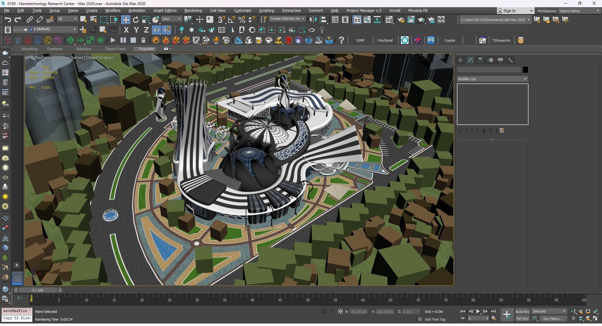 0150 - Nanotechnology Research Center - 2D Drawings-3D Files 3D model ...