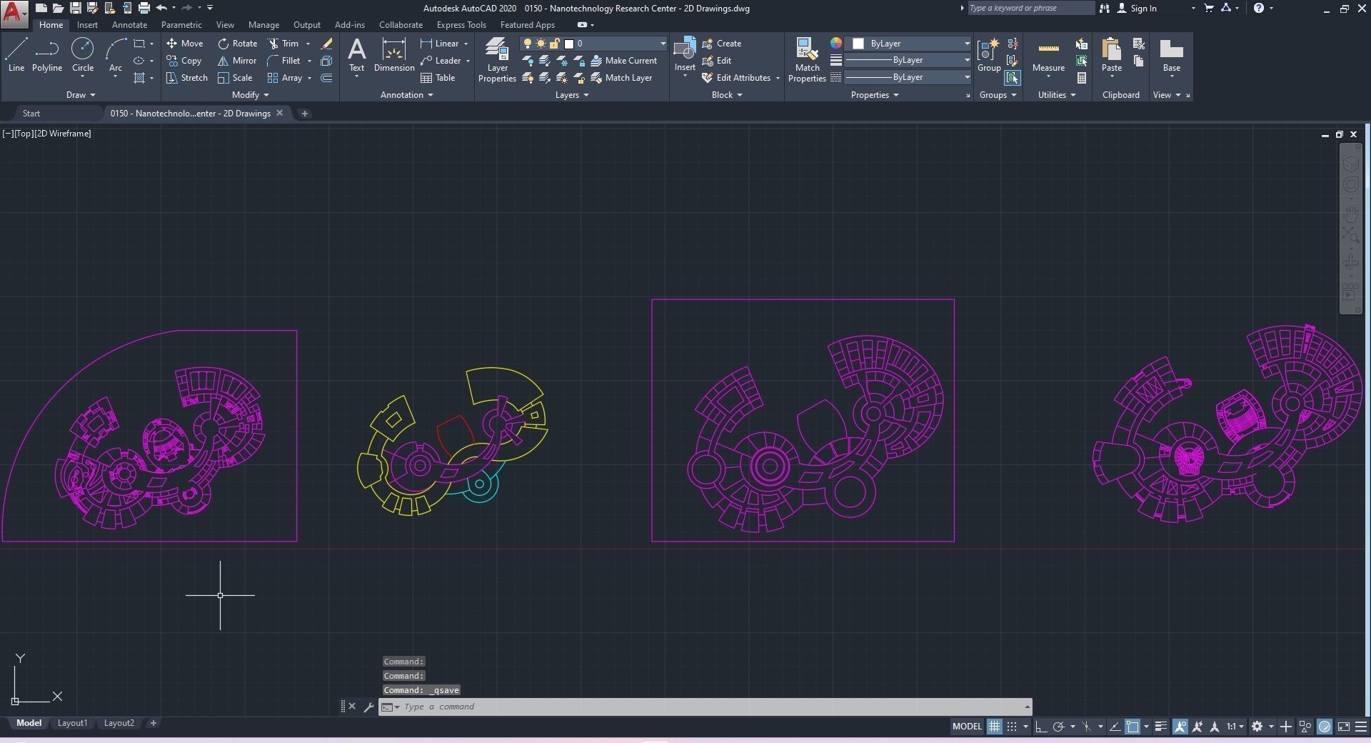 0150 - Nanotechnology Research Center - 2D Drawings-3D Files 3D model ...