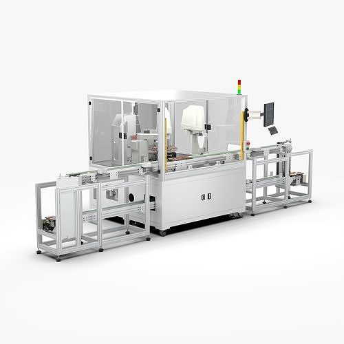 Automatic Mobile Phone Battery Testing Machine 3D model | CGTrader