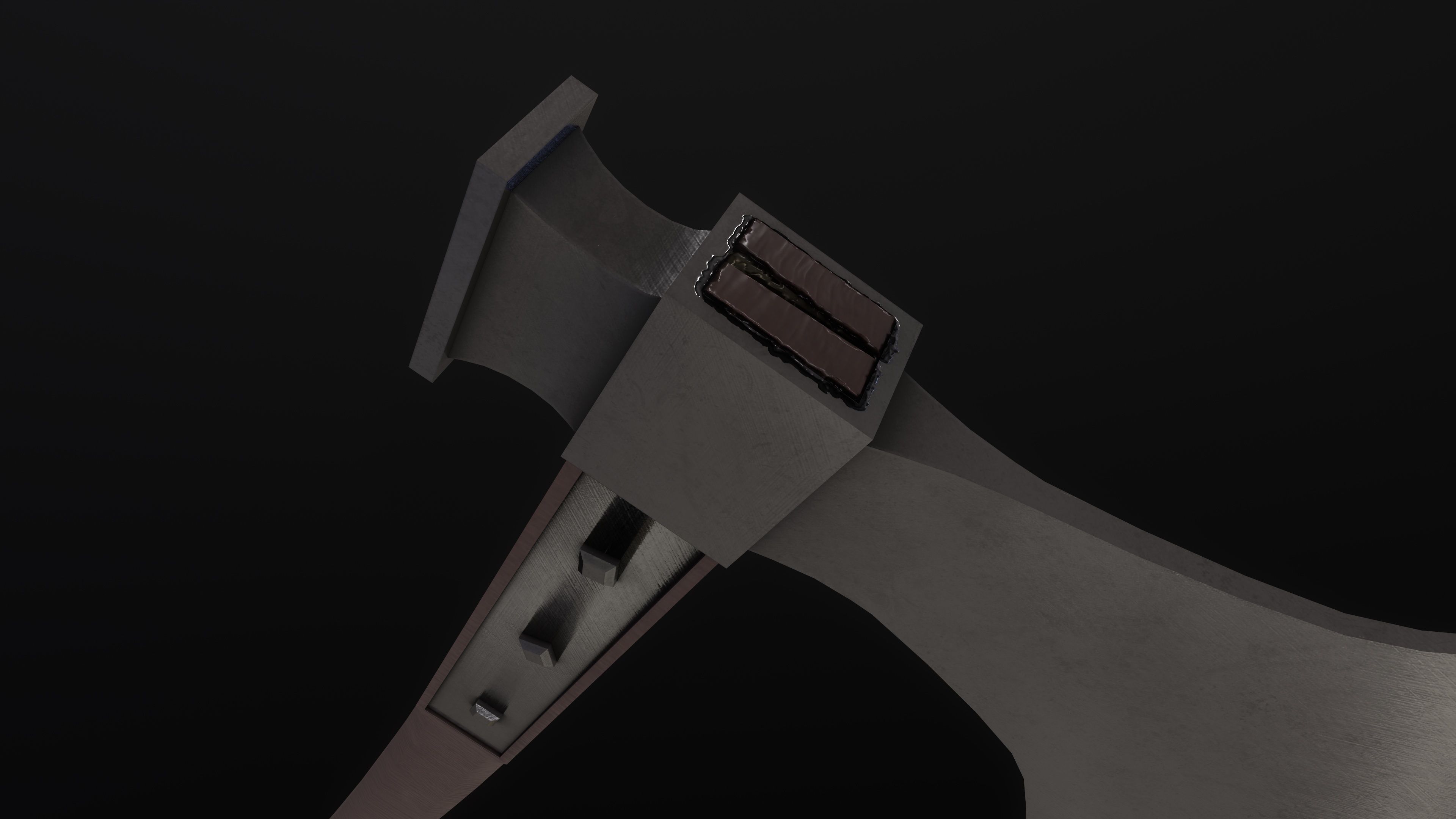 3D model Axe of Giovanni Battista Bugatti - Papal Executioner VR / AR ...