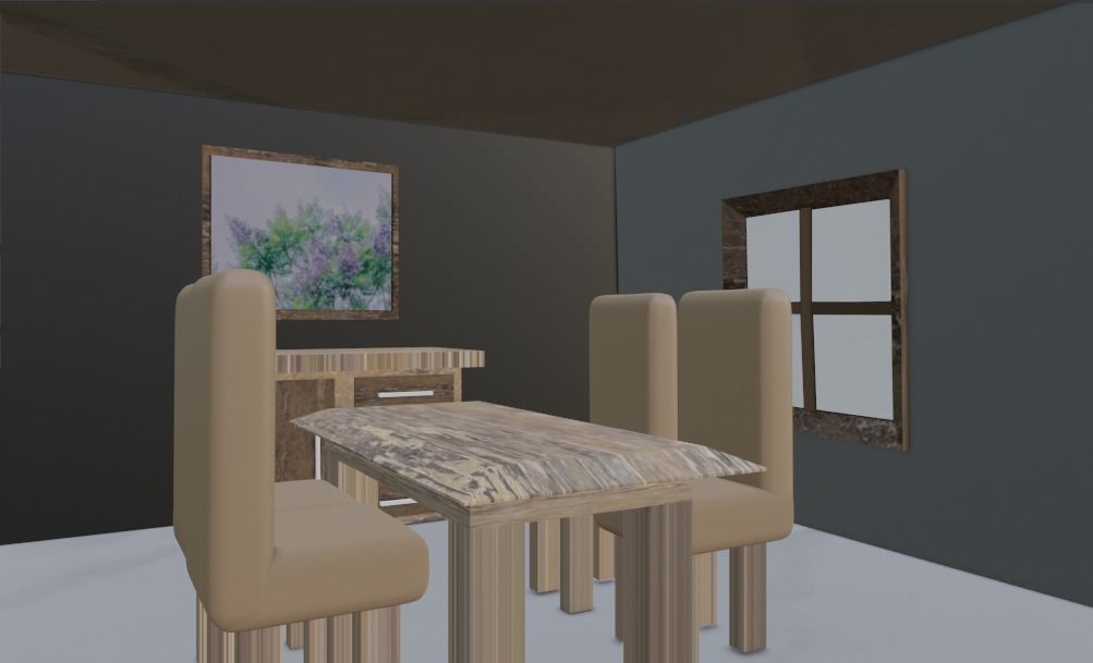 Living Room Blender 3D model | CGTrader