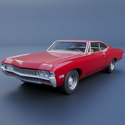 Chevrolet Impala 1968 3D model 3D printable | CGTrader