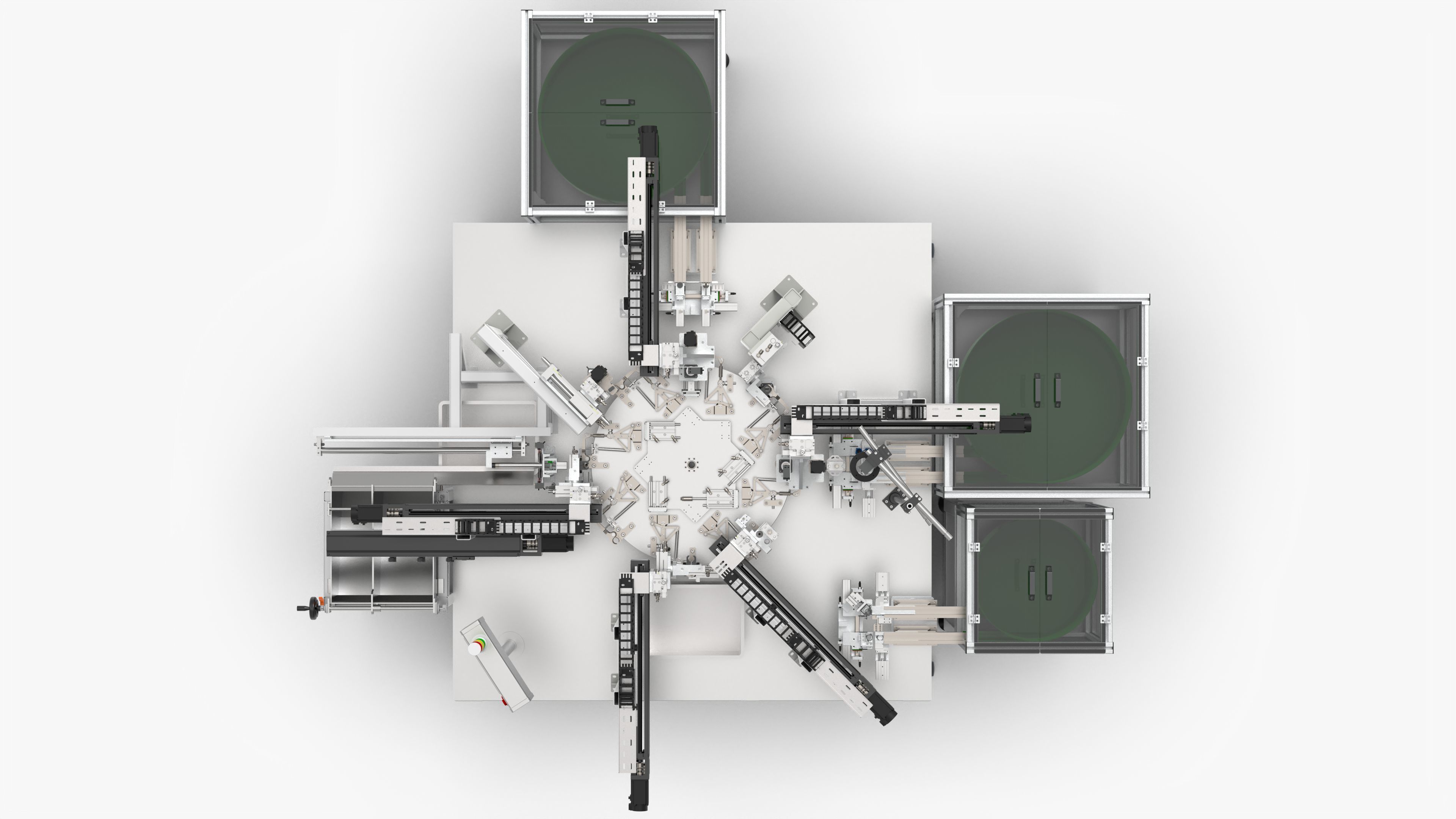 Automatic Electric Push Rod Inner Tube Assembly Machine 3D model | CGTrader