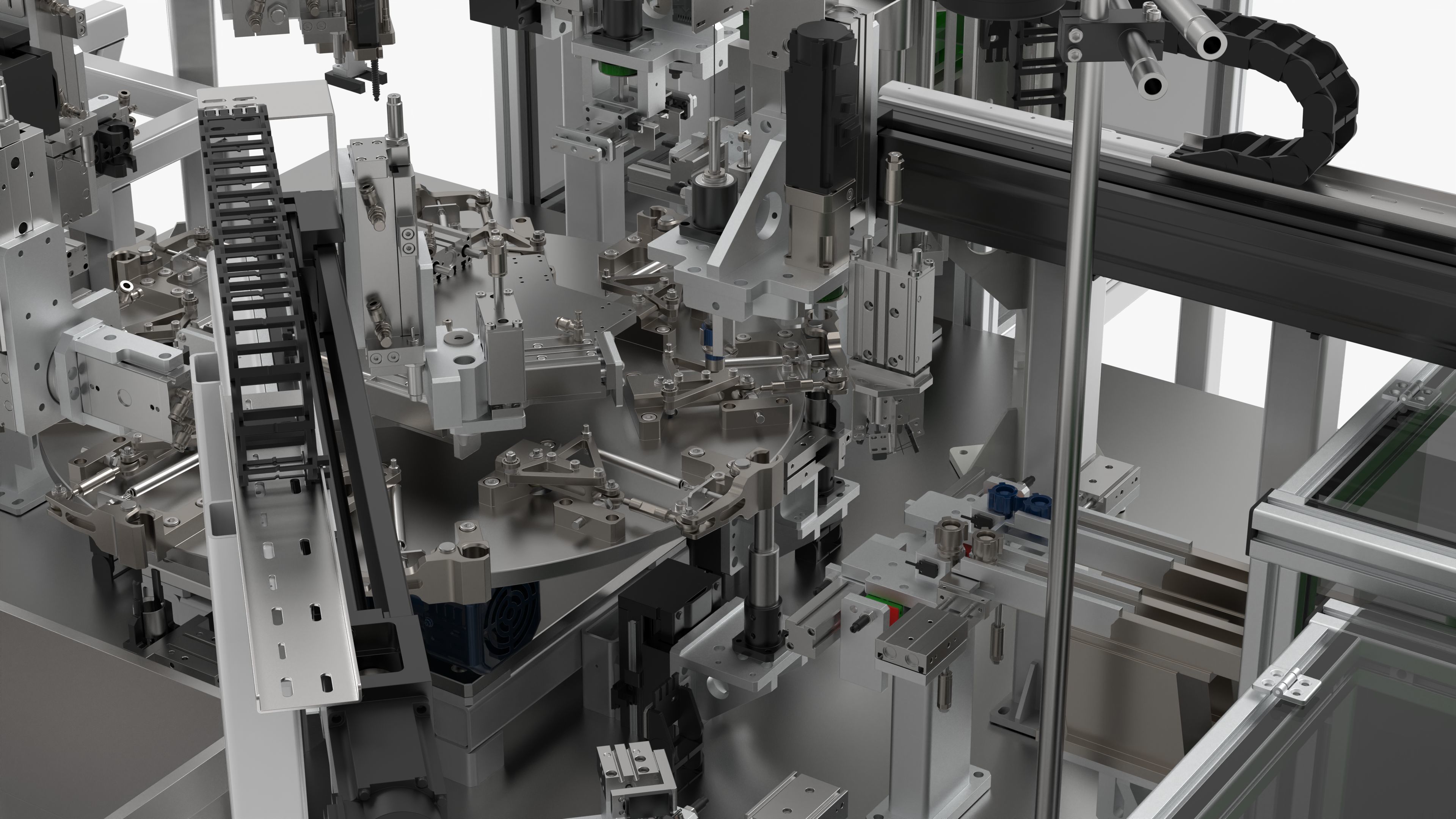 Automatic Electric Push Rod Inner Tube Assembly Machine 3D model | CGTrader