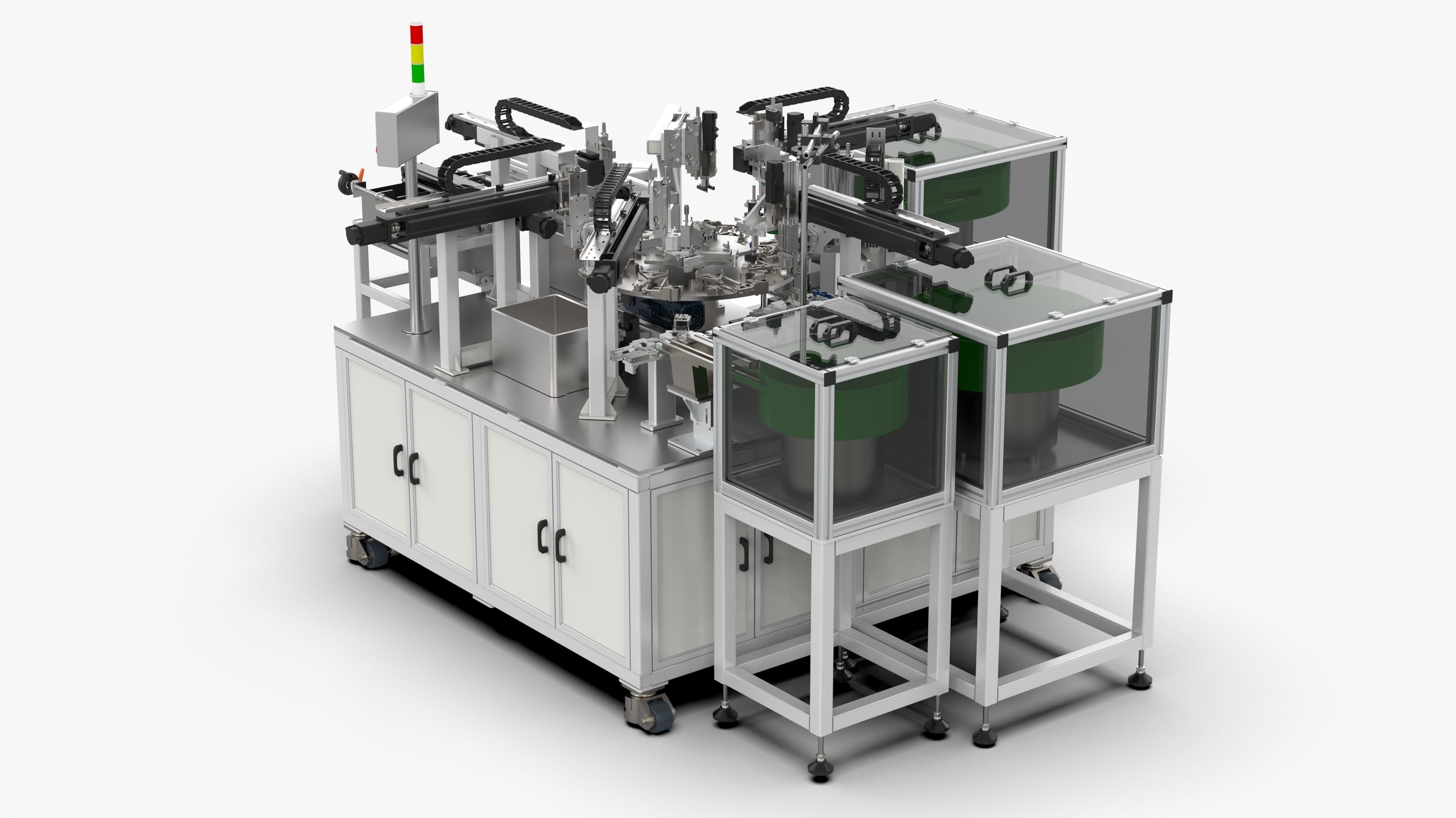 Automatic Electric Push Rod Inner Tube Assembly Machine 3D model | CGTrader