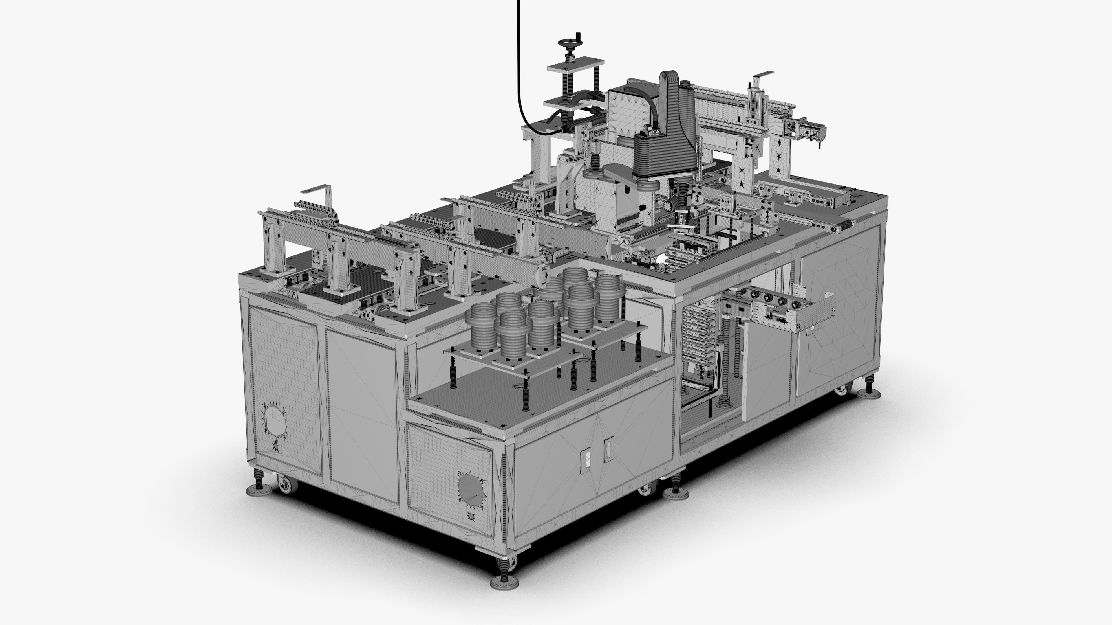 Automatic Radium Welding Loading and Unloading Machine 3D model | CGTrader