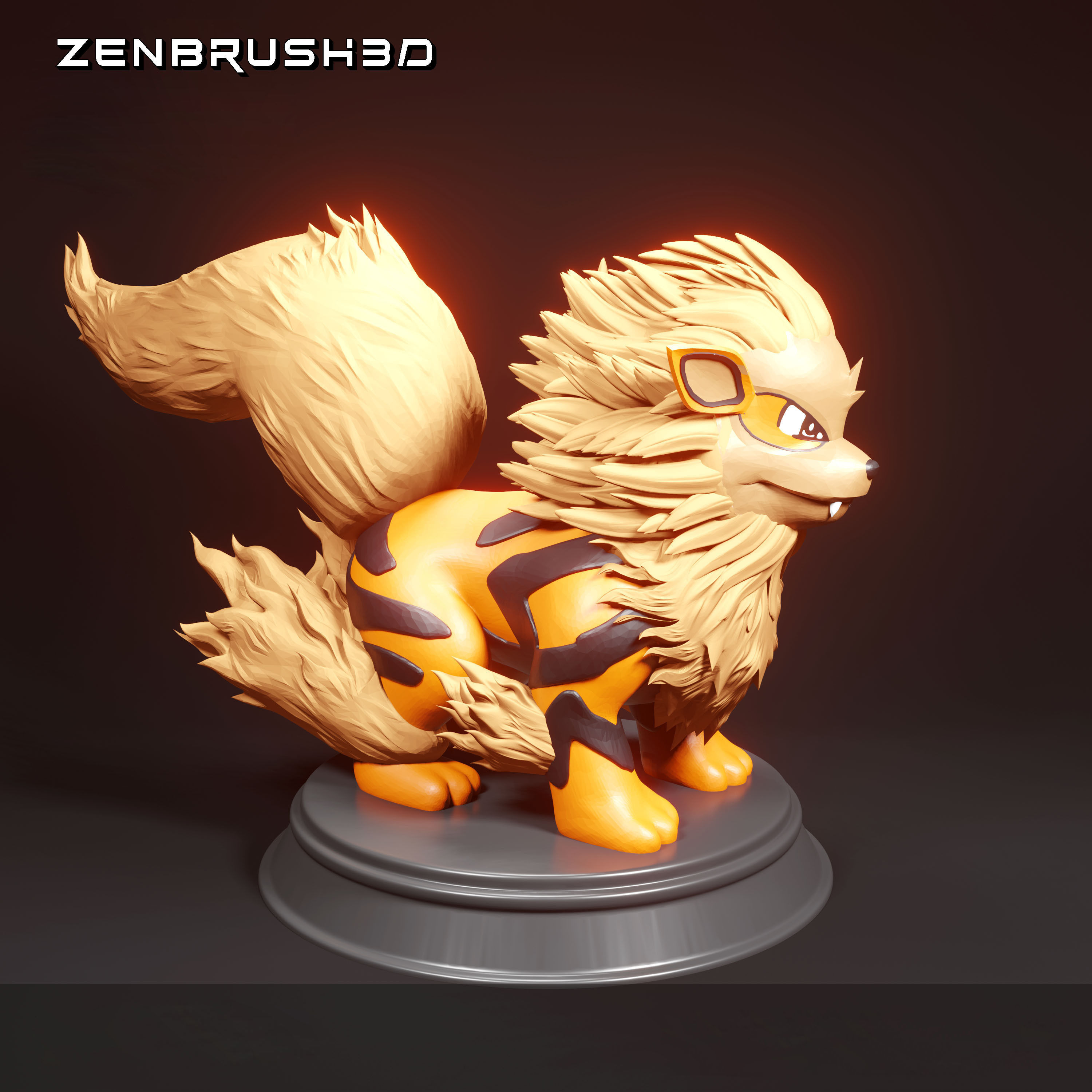 ARCANINE POKEMON - 3D PRINTING MODEL STL 3D model 3D printable | CGTrader