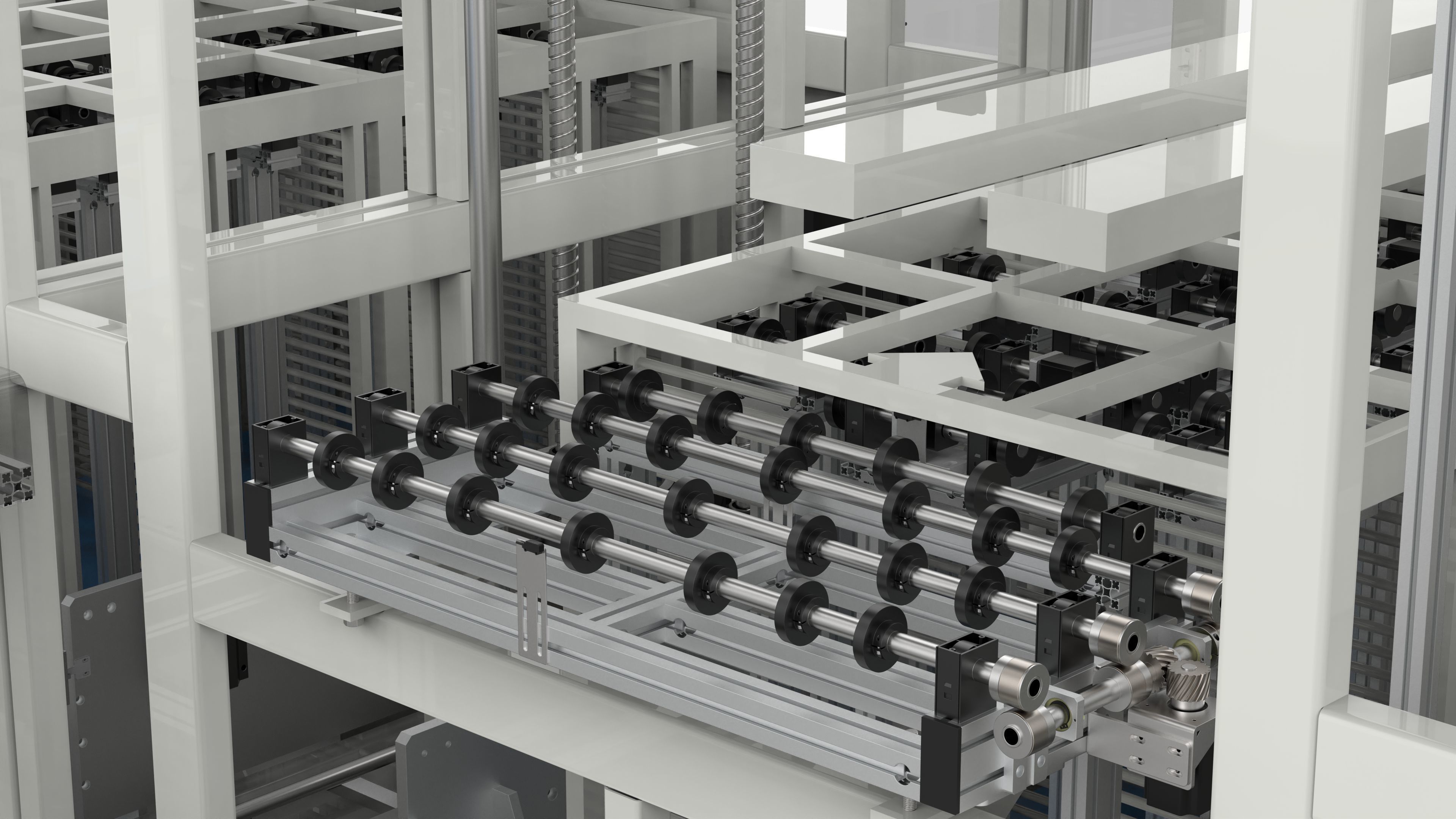 Automatic Panel Cassette Lifting and Transfer Machine 3D model | CGTrader