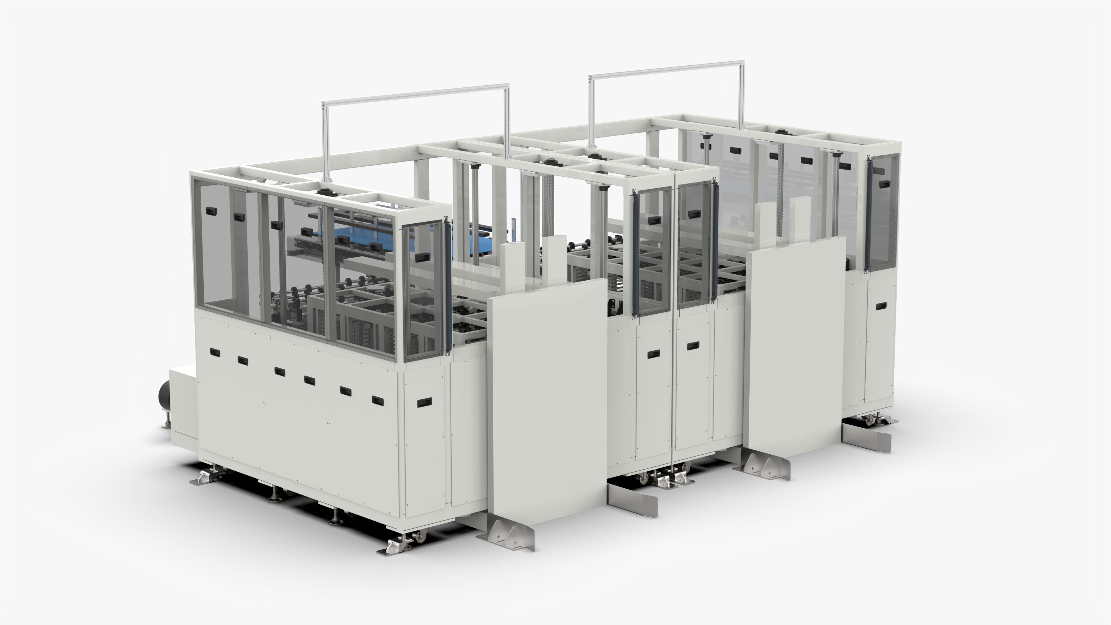 Automatic Panel Cassette Lifting and Transfer Machine 3D model | CGTrader
