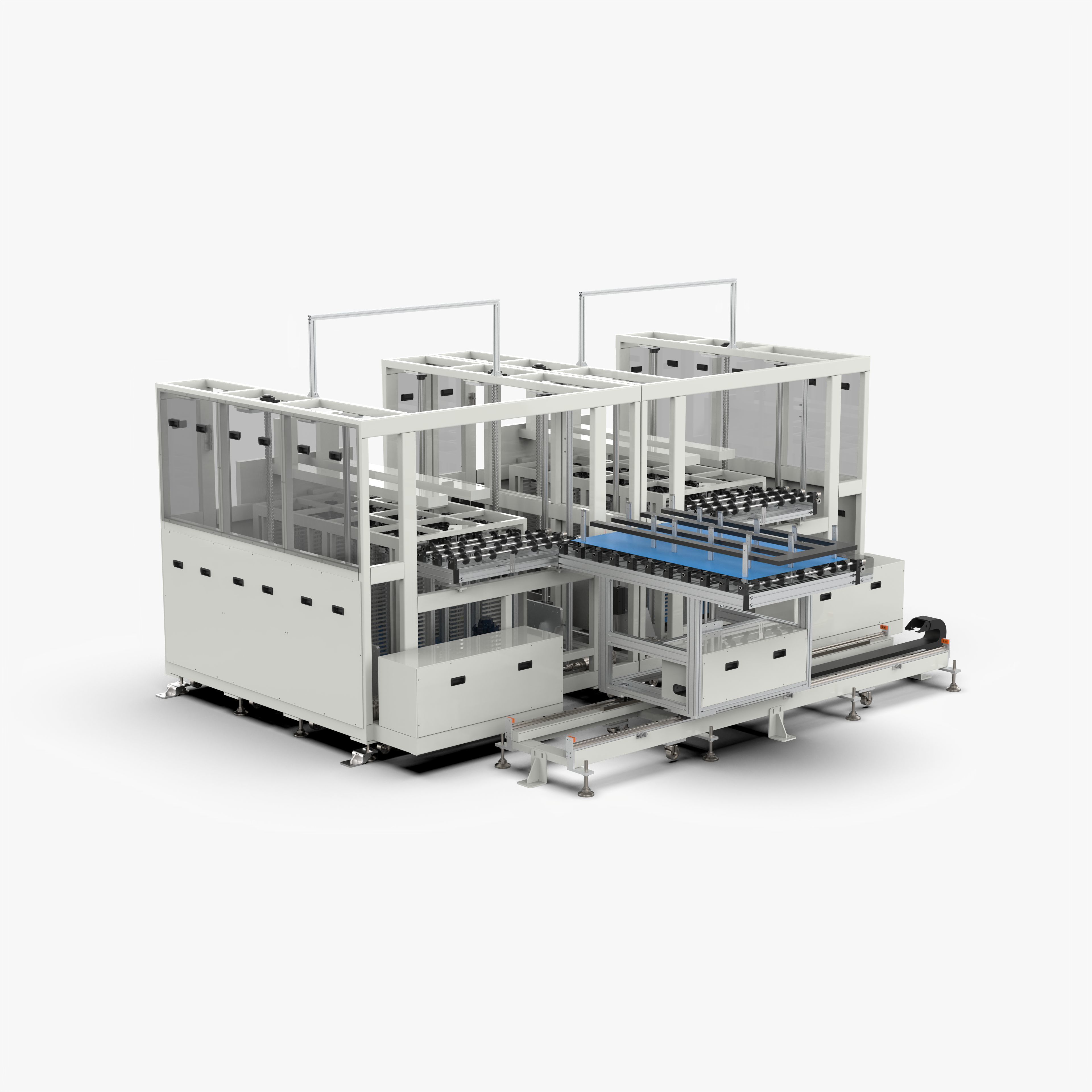 Automatic Panel Cassette Lifting and Transfer Machine 3D model | CGTrader