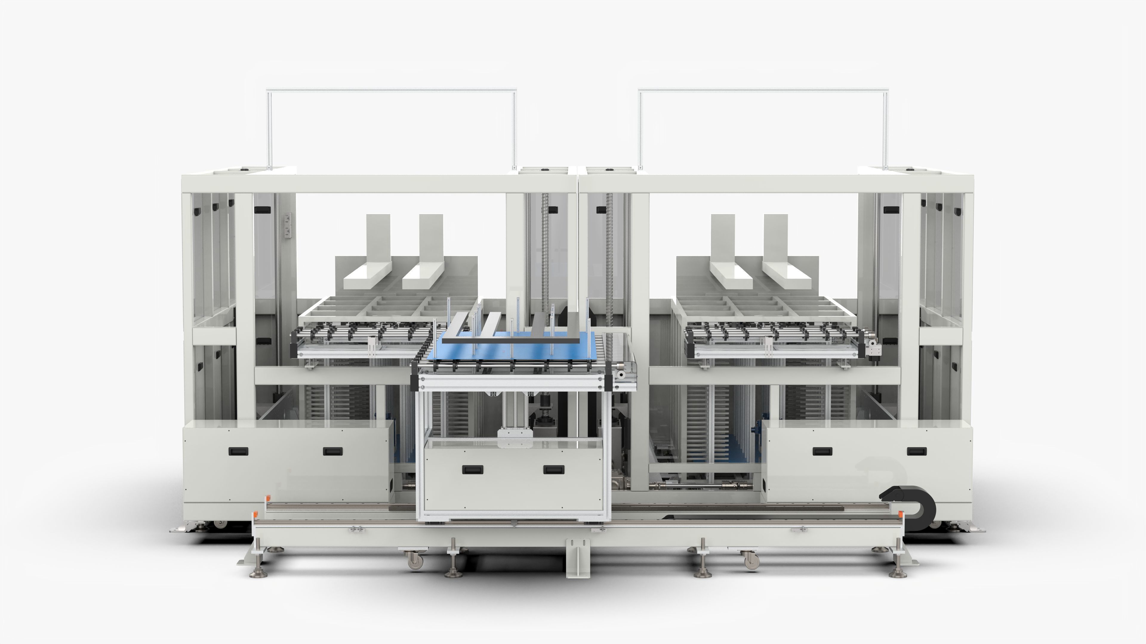 Automatic Panel Cassette Lifting and Transfer Machine 3D model | CGTrader
