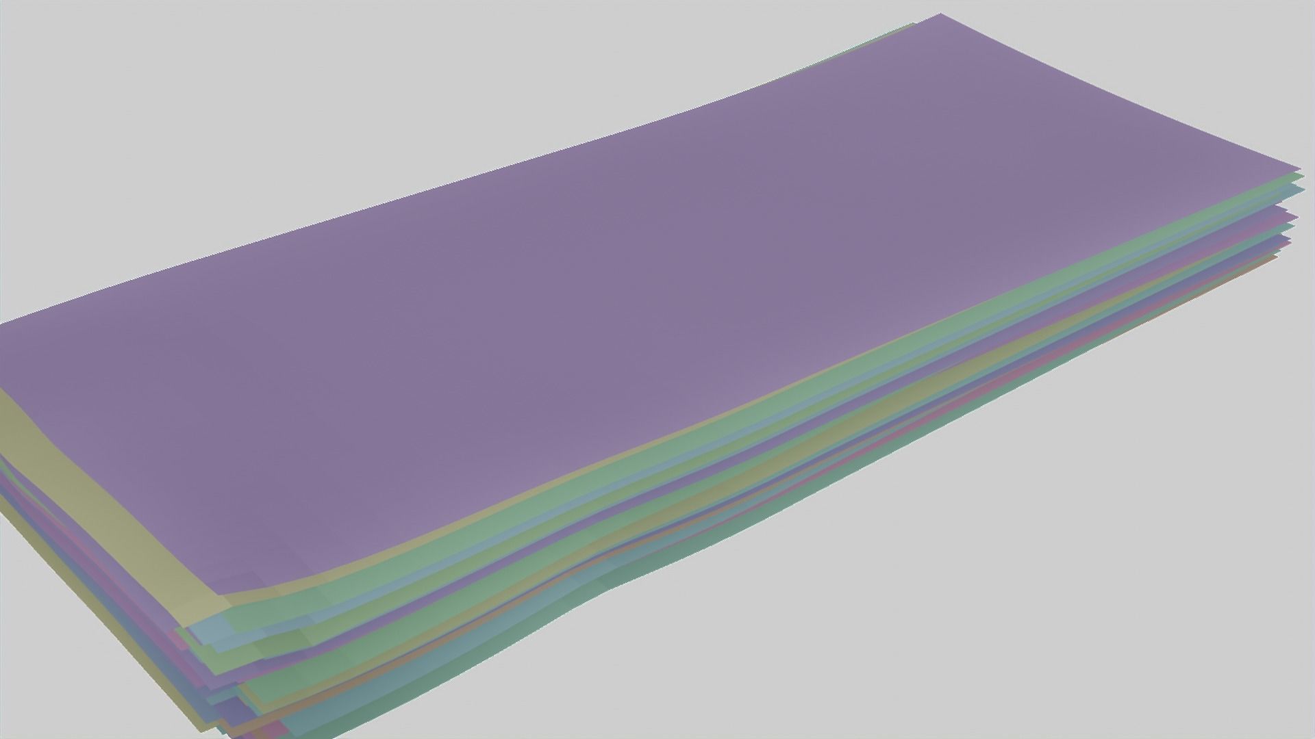 Realistic 3D Stack of Money Model with Textured Backside free 3D model ...