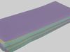 Realistic 3D Stack of Money Model with Textured Backside free 3D model ...
