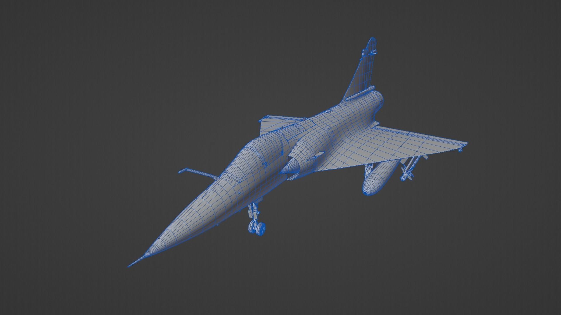 Military Mirage 2000 3D model | CGTrader