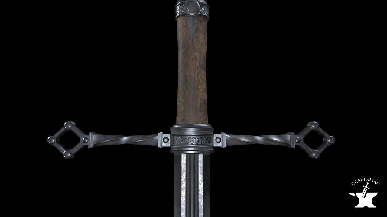 3D model Medieval Realistic Long Sword VR / AR / low-poly | CGTrader