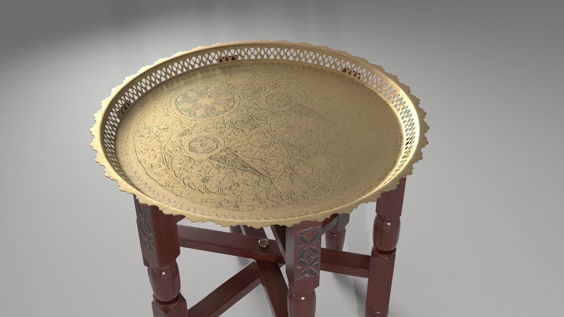 Moroccan Coffee Table 3D model | CGTrader