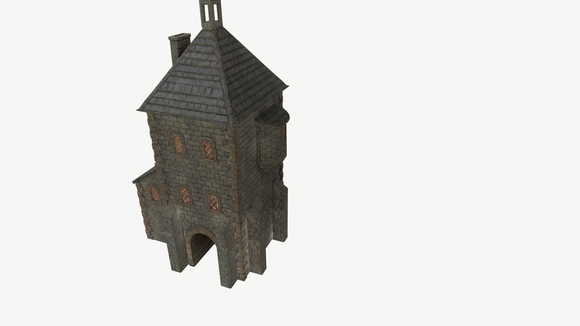 3D model Medieval watchtower VR / AR / low-poly | CGTrader