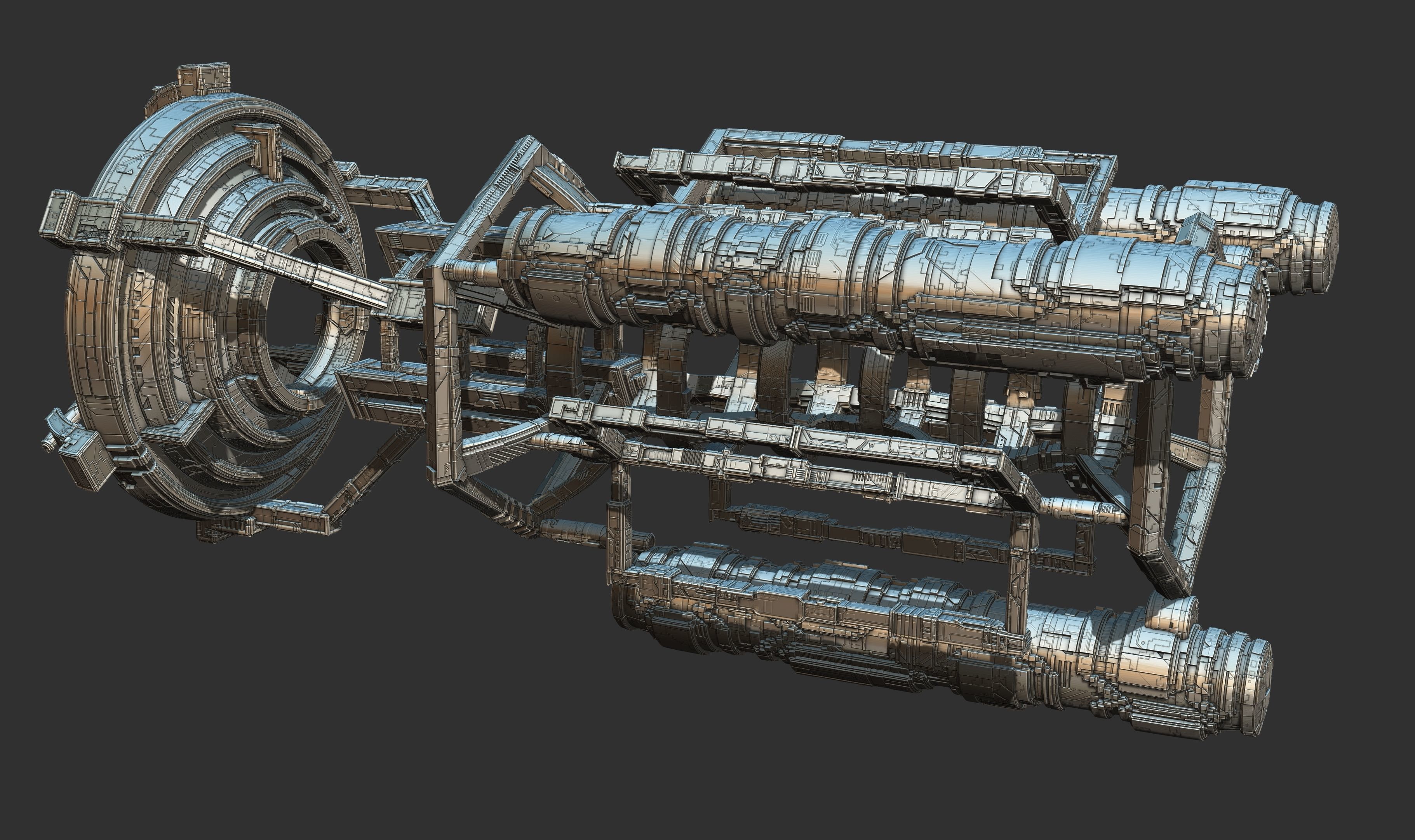 space equipment node 00199 3D model | CGTrader