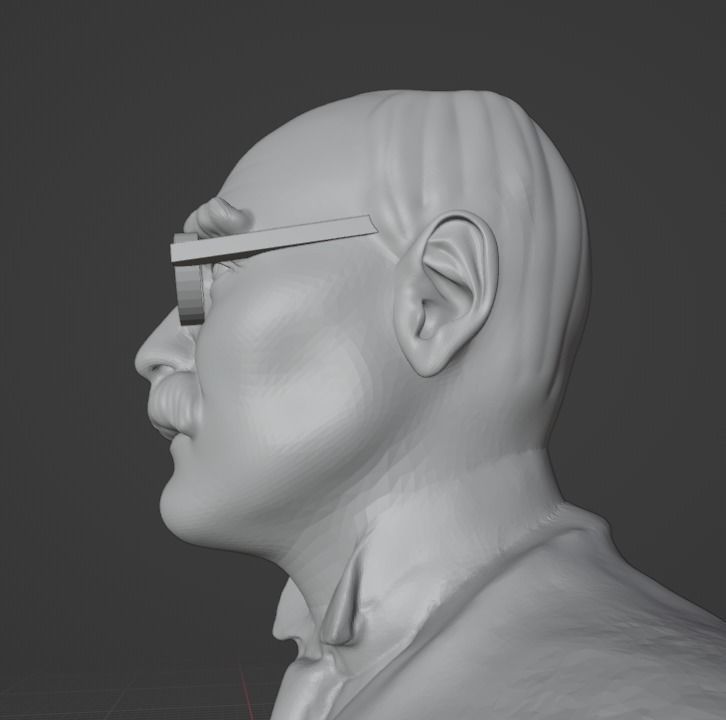 Rudyard Kipling 3D model 3D printable | CGTrader