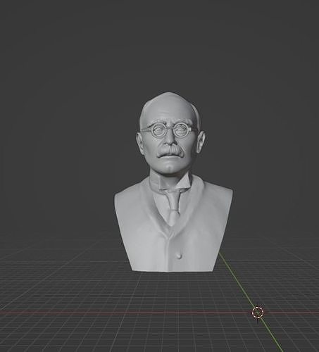 Rudyard Kipling 3D model 3D printable | CGTrader