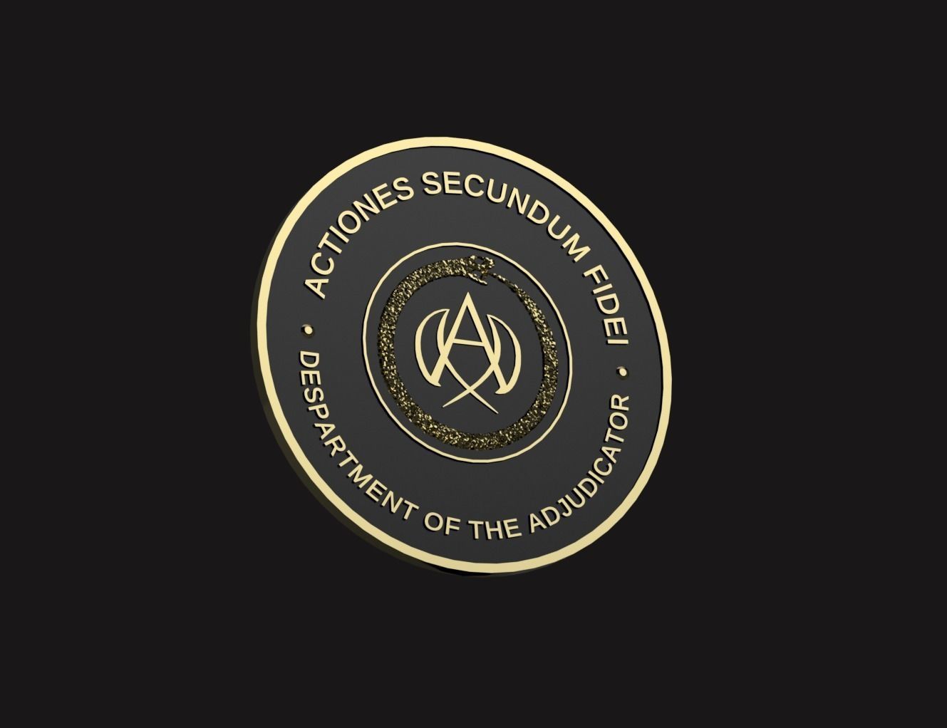 Bundle JOHN WICK GOLD Continental COINS and ADJUDICATOR 3D model 3D ...