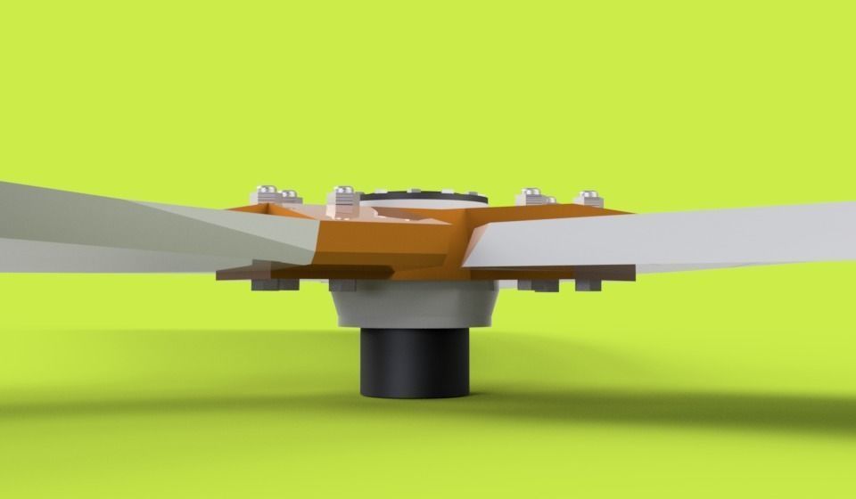 Mechanical Fan 4 3D model rigged | CGTrader