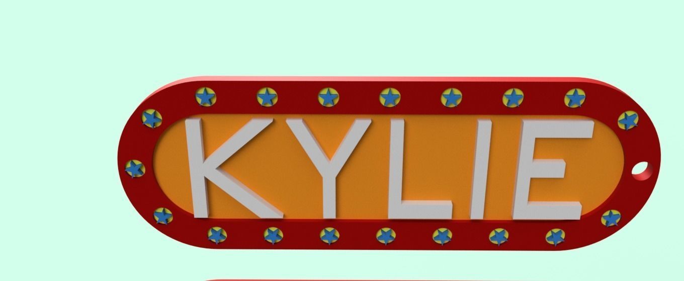 Keychain 1 all-stars theme 3D model rigged | CGTrader