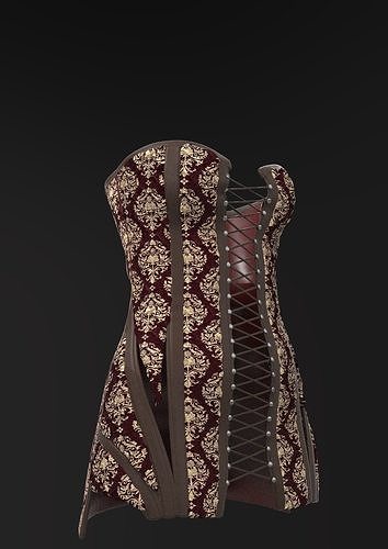 cloth for women 3D model animated | CGTrader