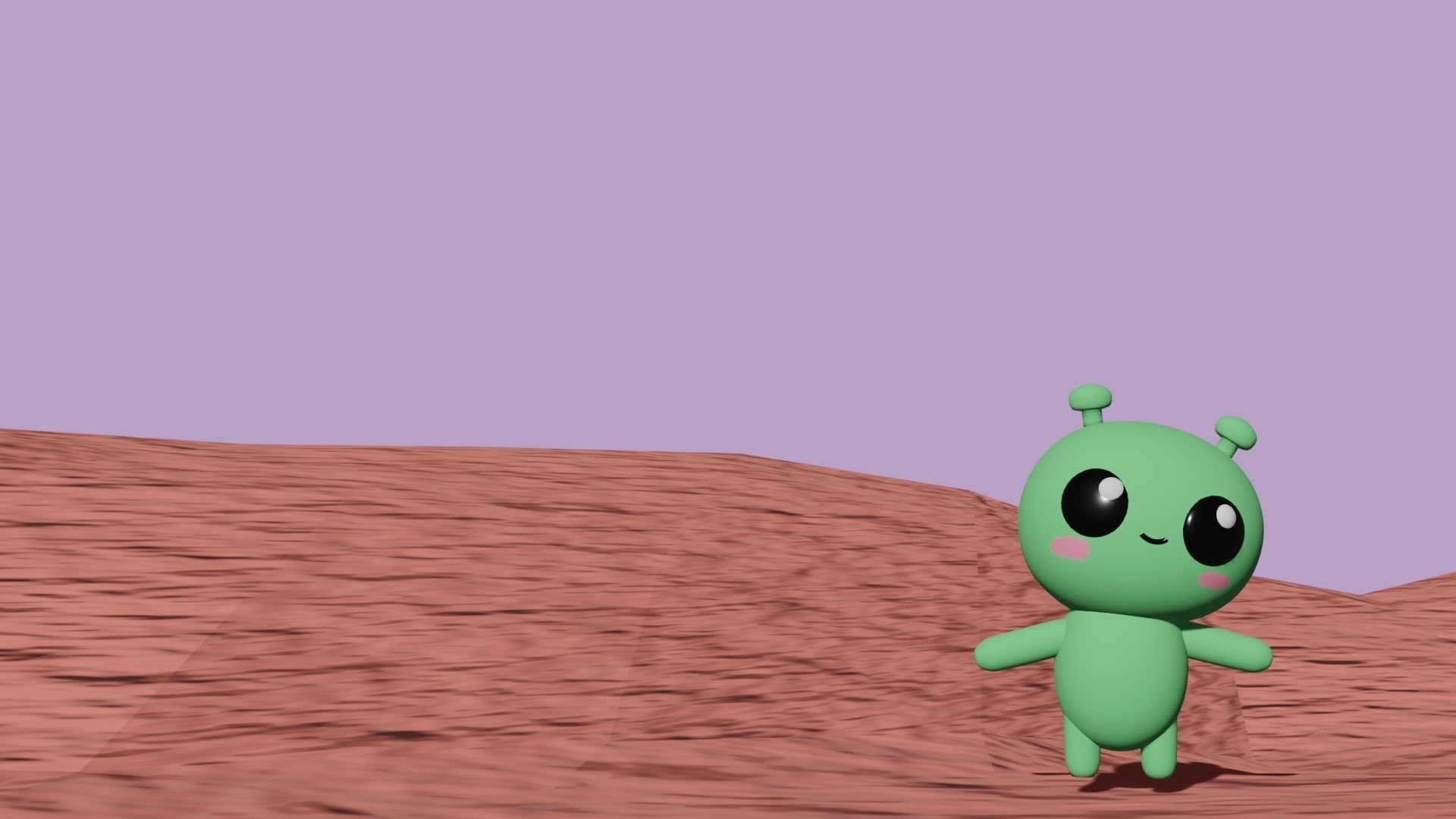 Cute Alien free 3D model animated | CGTrader
