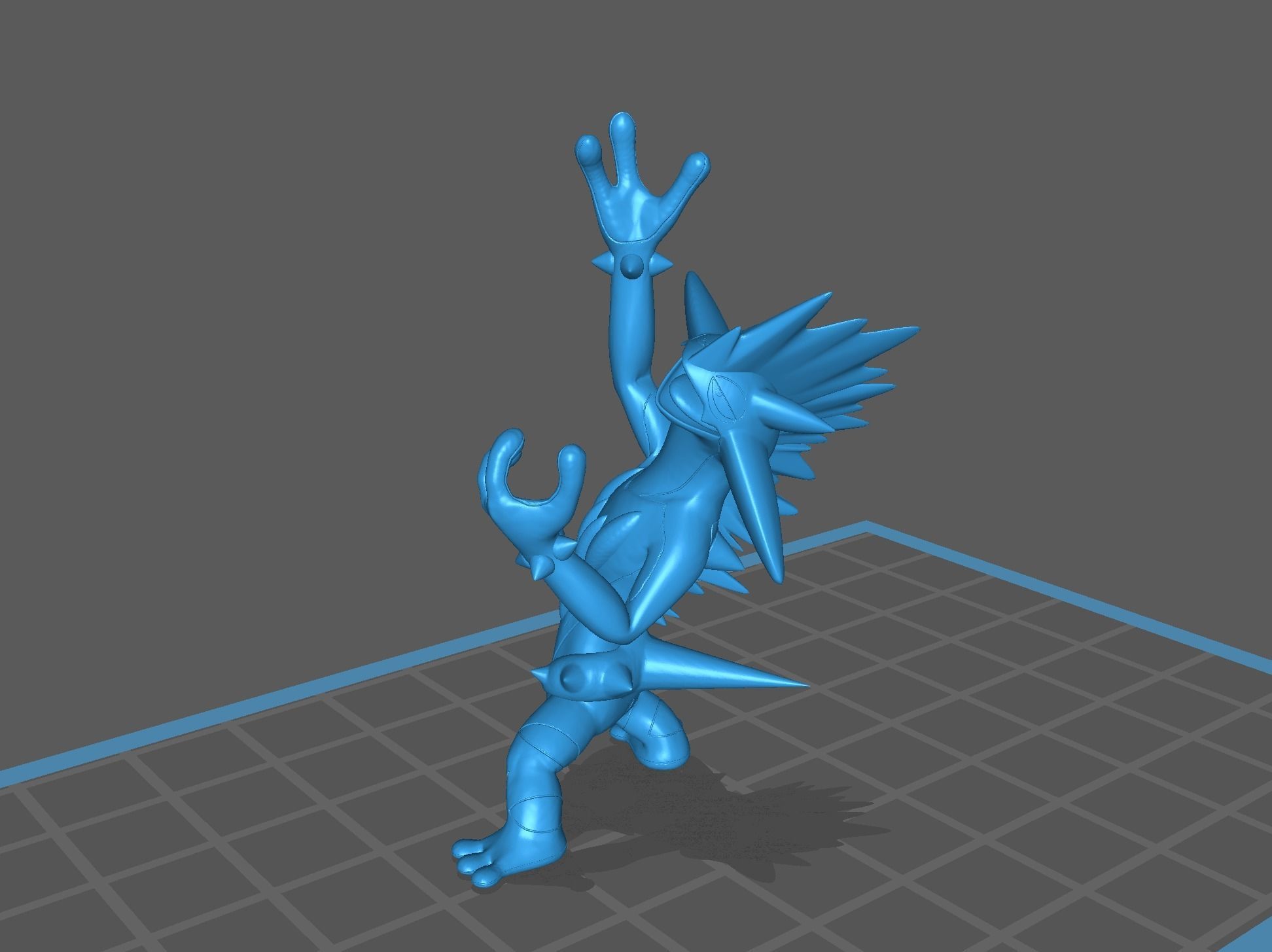 Toxtricity pokemon 3D print model 3D model 3D printable | CGTrader