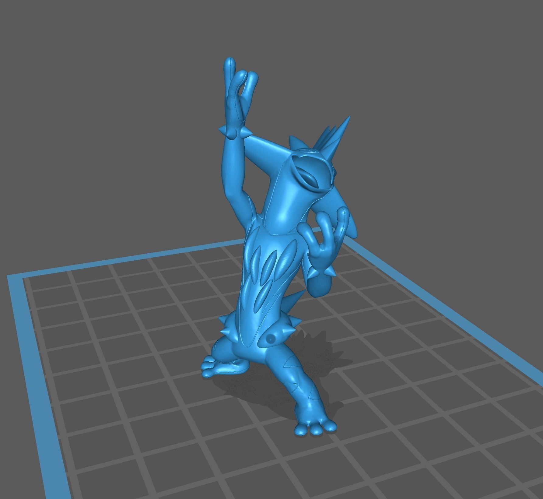 Toxtricity pokemon 3D print model 3D model 3D printable | CGTrader
