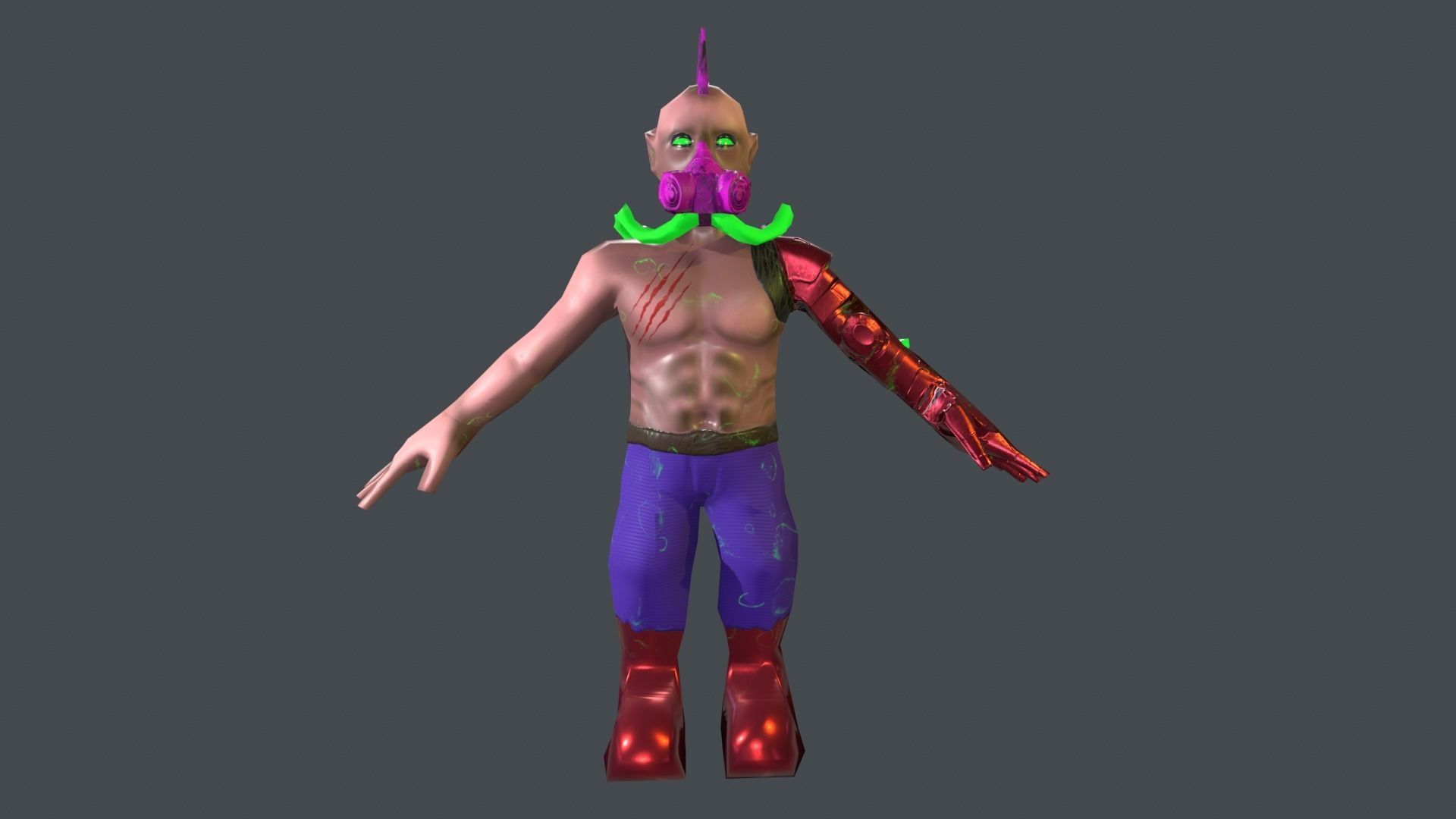 3D model Cyber punk Game ready VR / AR / low-poly | CGTrader