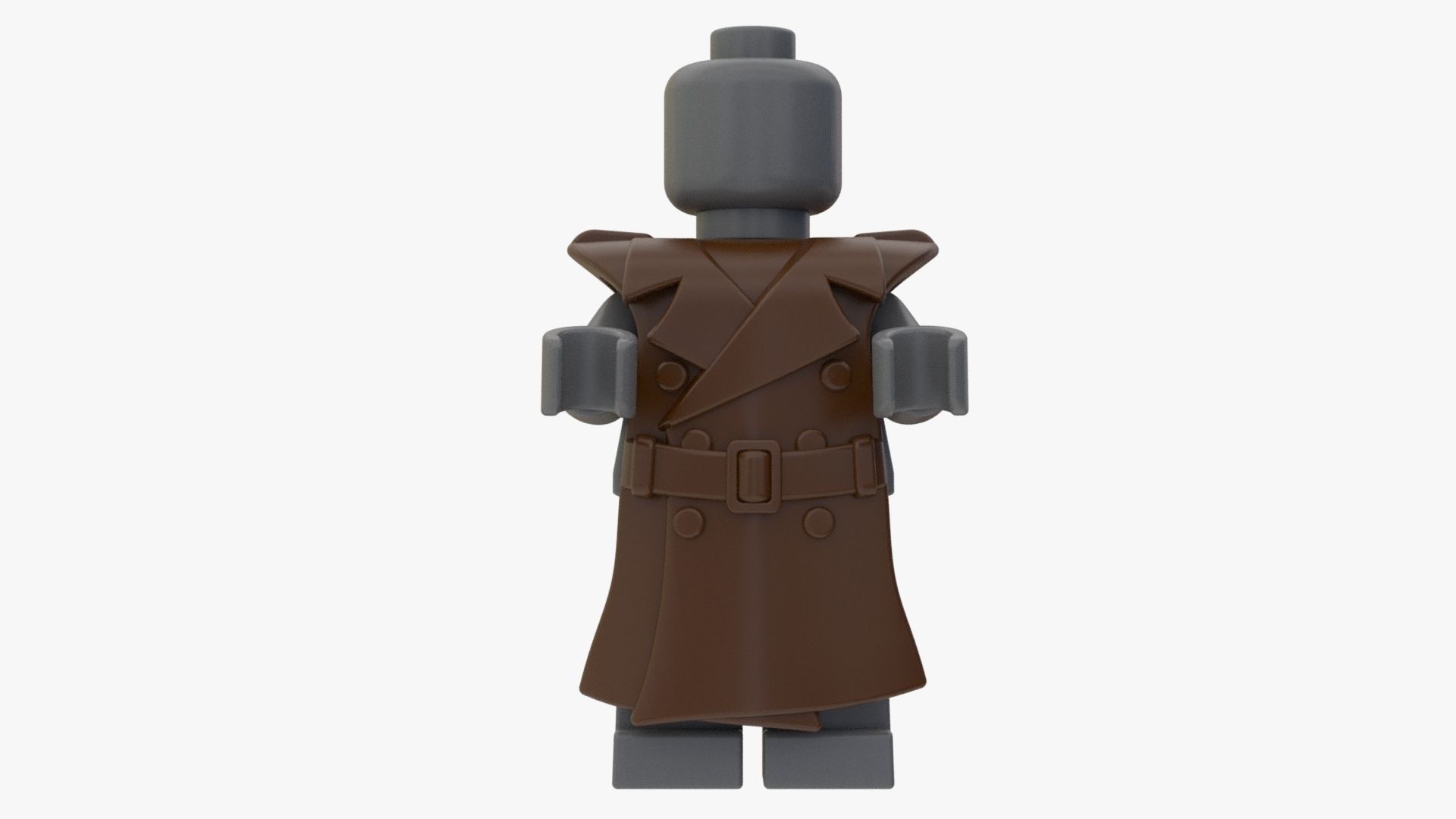 Real Size Lego Coat For Minifigure 3D model | CGTrader