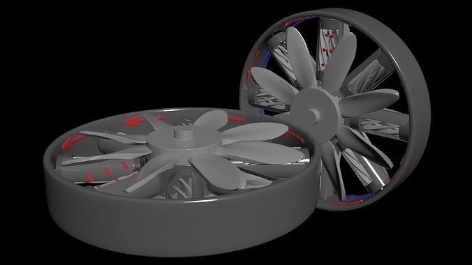 Dutch LArendsian Windmill - RegeneRotor - Concept 3D model | CGTrader