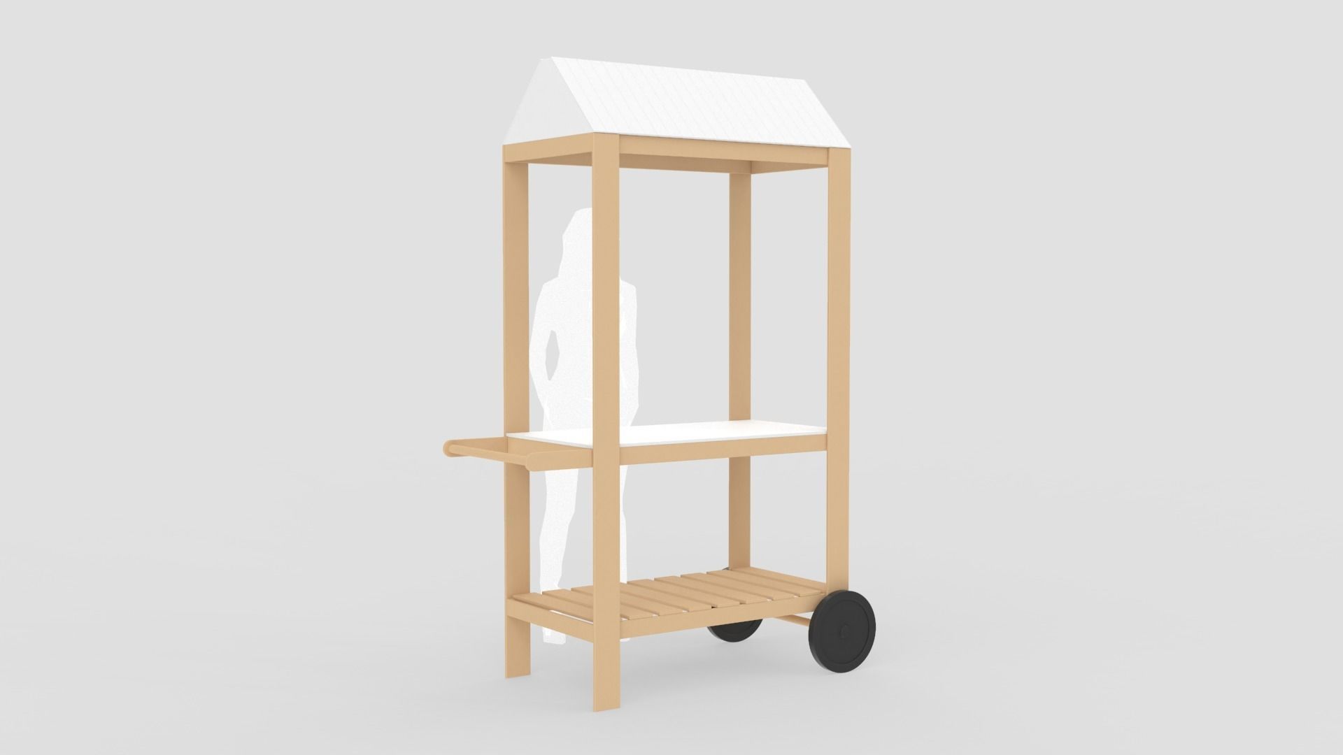 Vendor Cart 3D model | CGTrader
