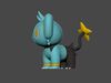 Pokemon shinx 3D model 3D printable | CGTrader