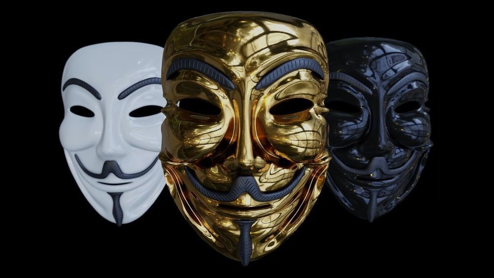 Guy Fawkes ReImagined - 3d mask model 3D model | CGTrader