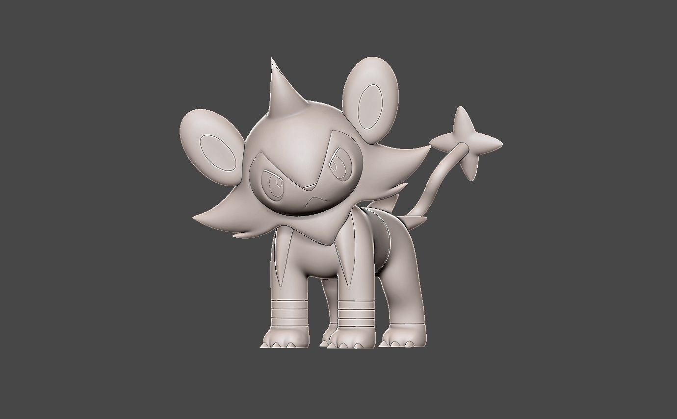 Pokemon shinx evolution pack 3D model 3D printable | CGTrader
