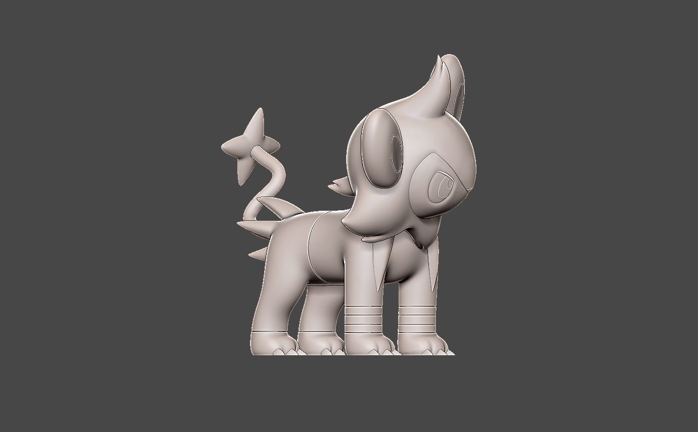 Pokemon shinx evolution pack 3D model 3D printable | CGTrader