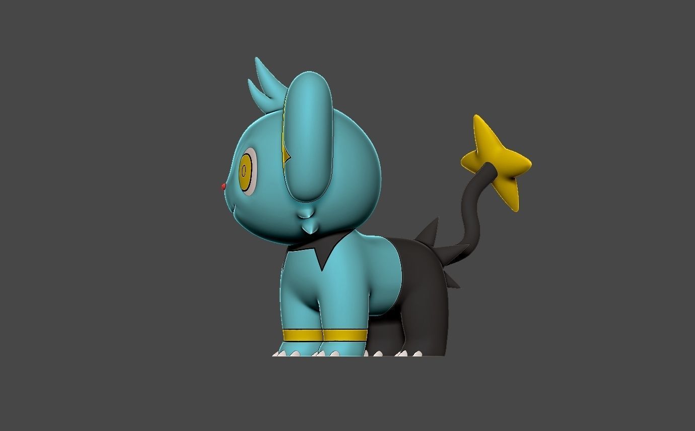 Pokemon shinx evolution pack 3D model 3D printable | CGTrader