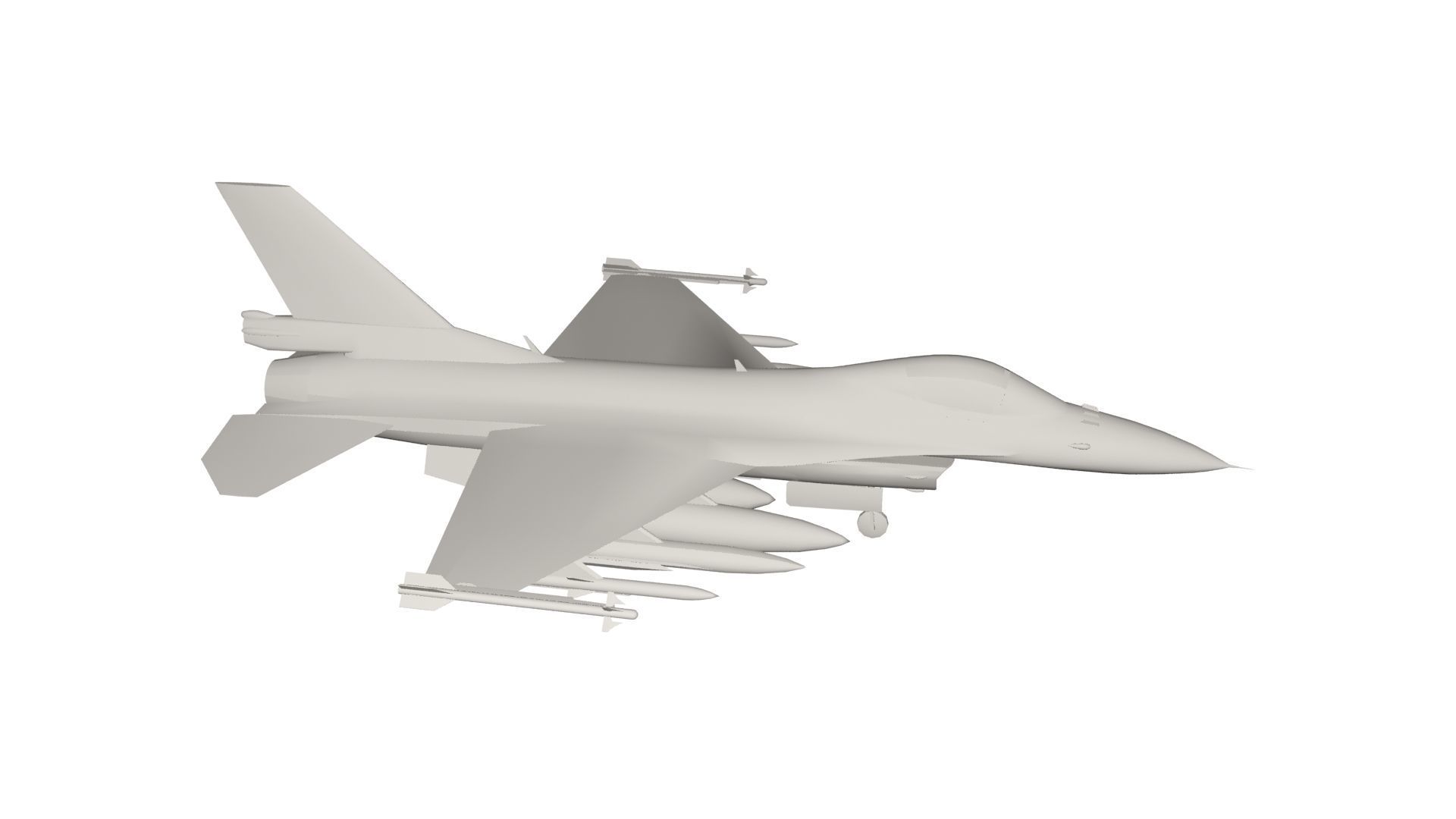 Jet military airplane 3D model | CGTrader